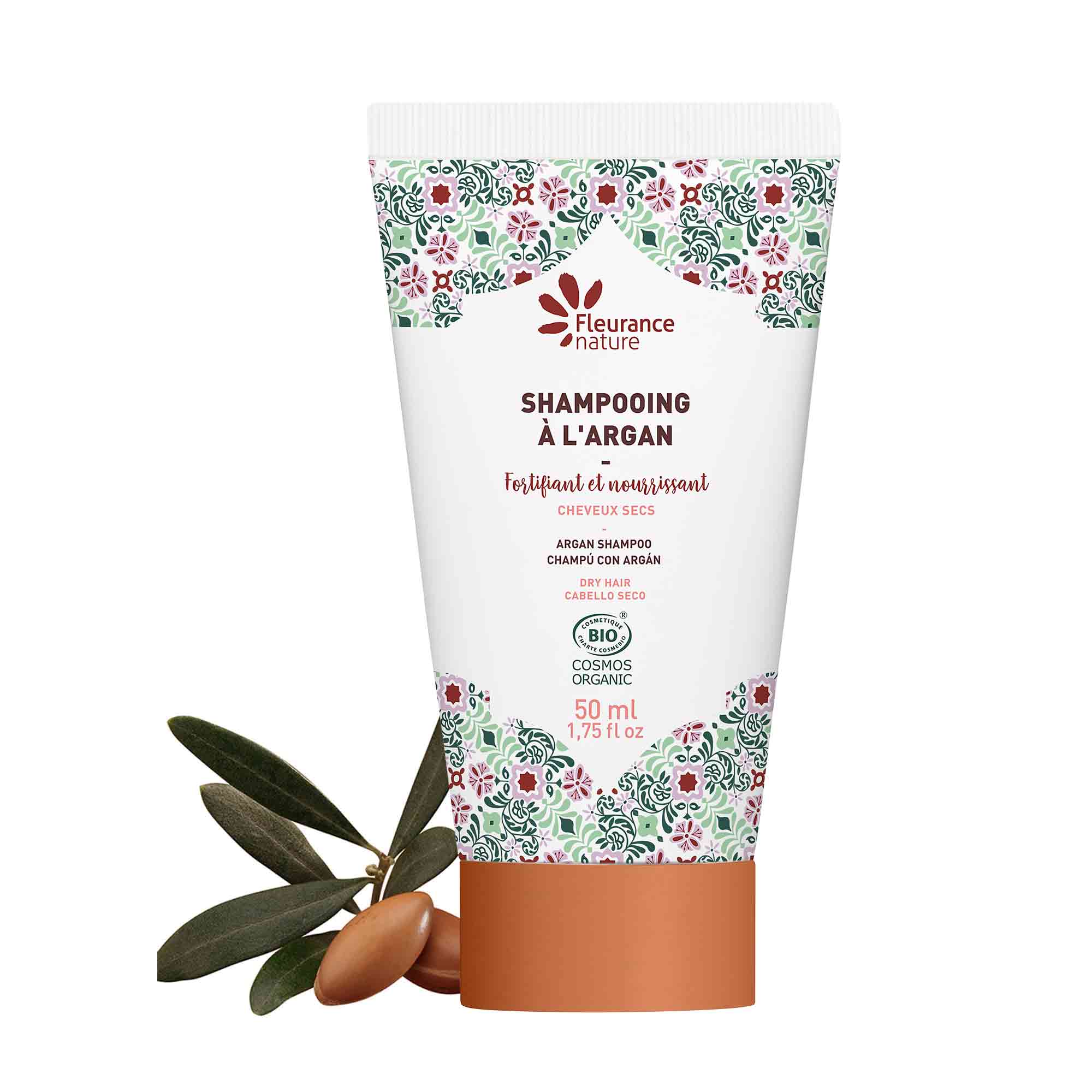 Shampoing bio à l'huile d'argan 50 ml - Fleurance Nature